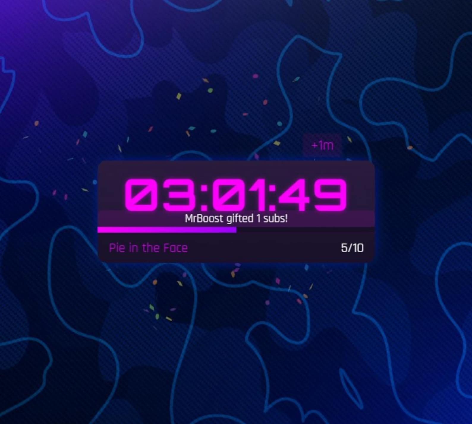 Minimal Subathon Widget - Twitch / Youtube / Kick - Etsy