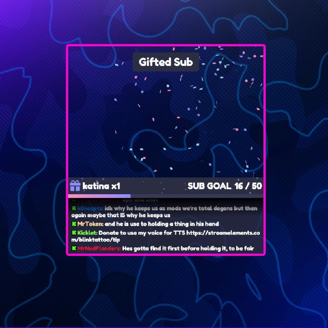 Reactive Chat-cam Widget Twitch / Kick / Youtube - Etsy