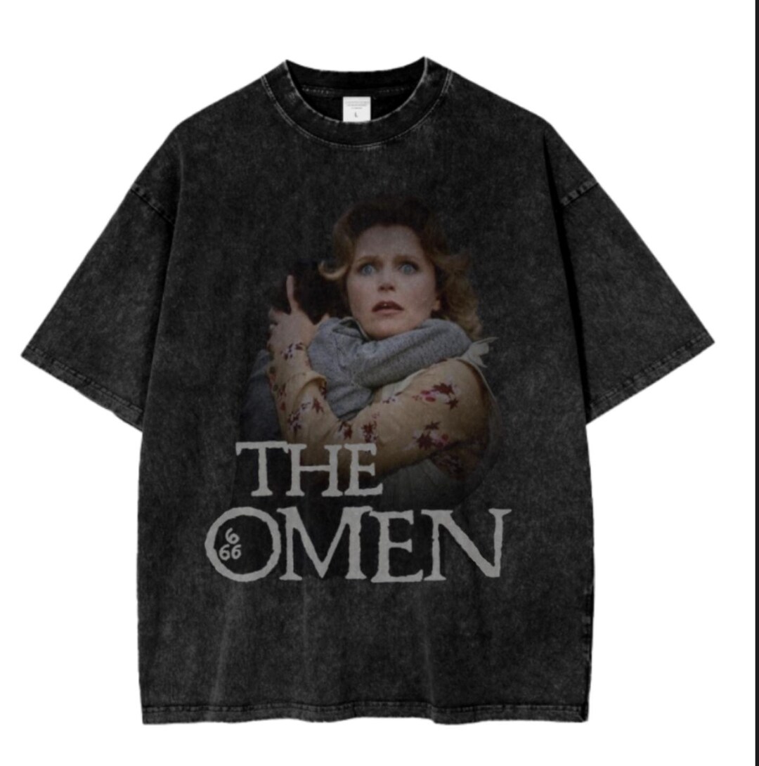 Vintage 'the Omen' T-shirt: Retro Horror Movie Tee - Etsy
