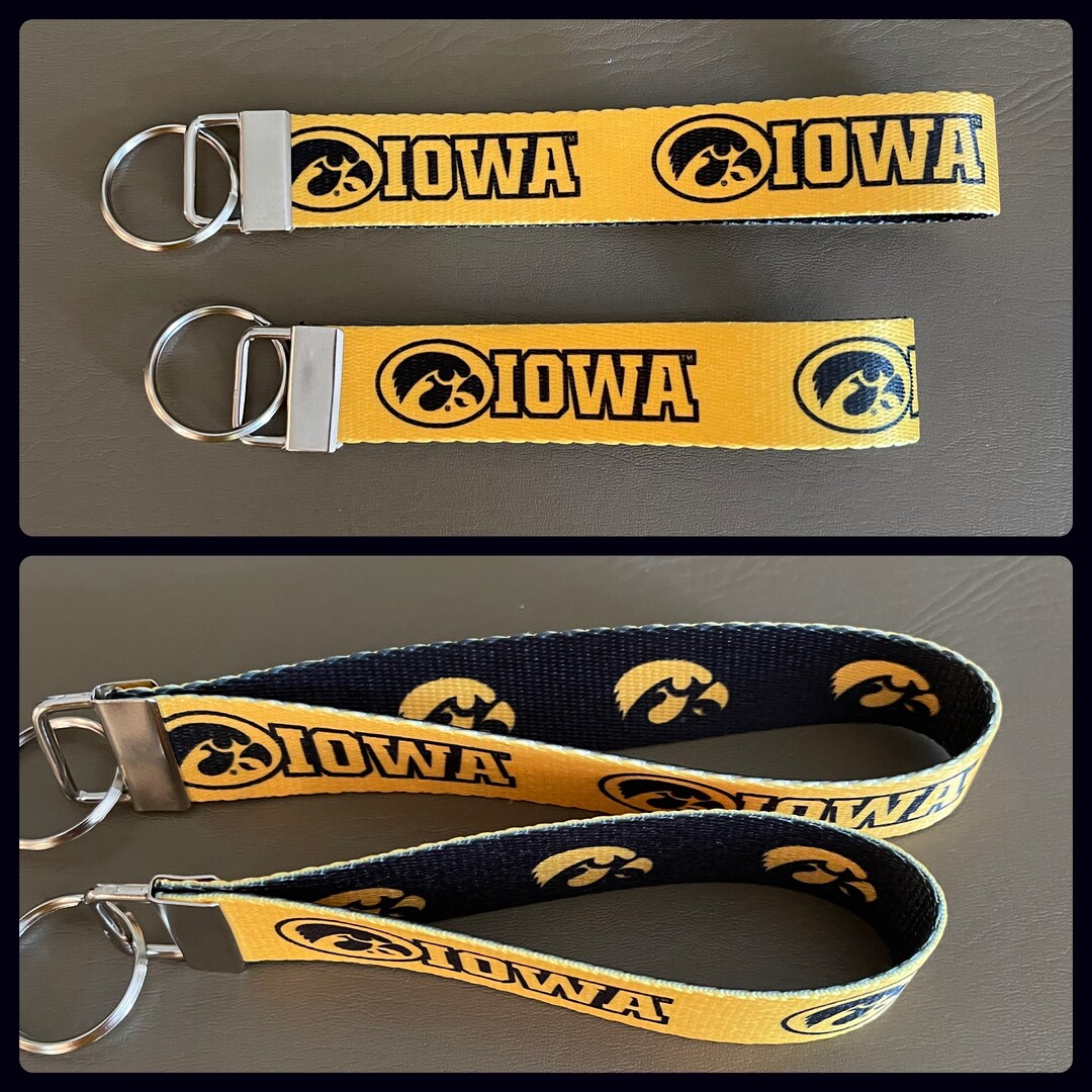 Iowa Hawkeye Key Fob Set - Etsy