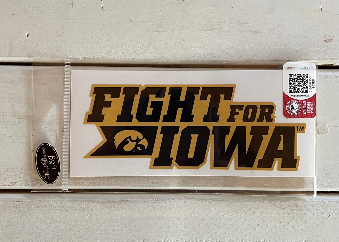 Fight for Iowa University Iowa Decal - Etsy