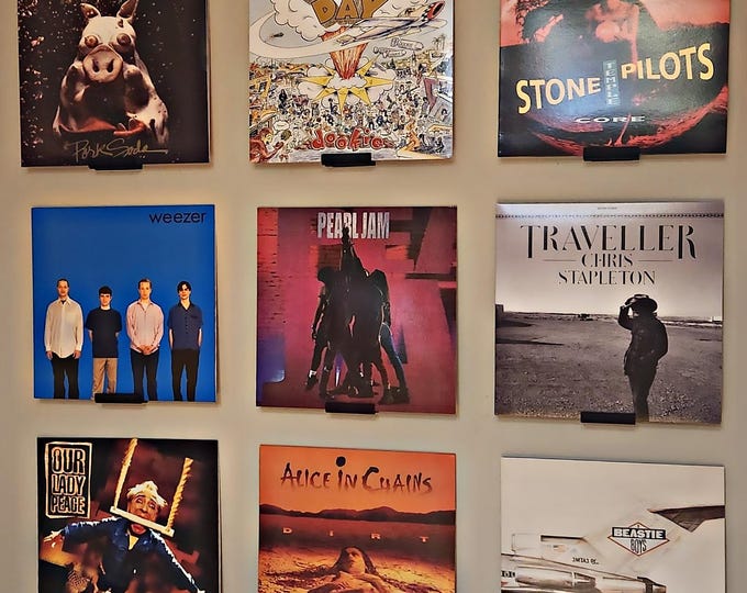 Floating Vinyl Record Shelf / Album Wall Mount - Etsy