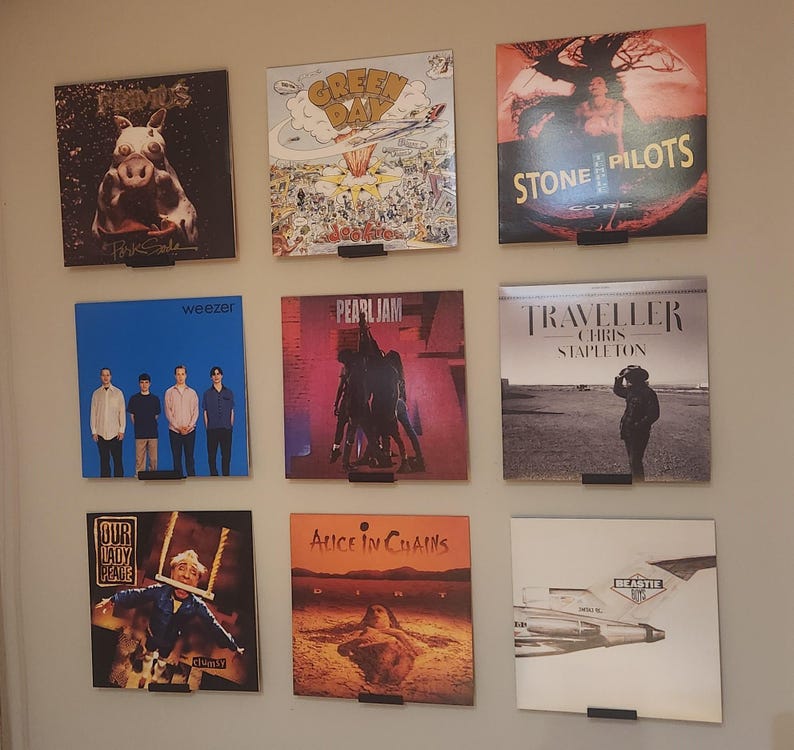 Floating Vinyl Record Shelf / Album Wall Mount - Etsy