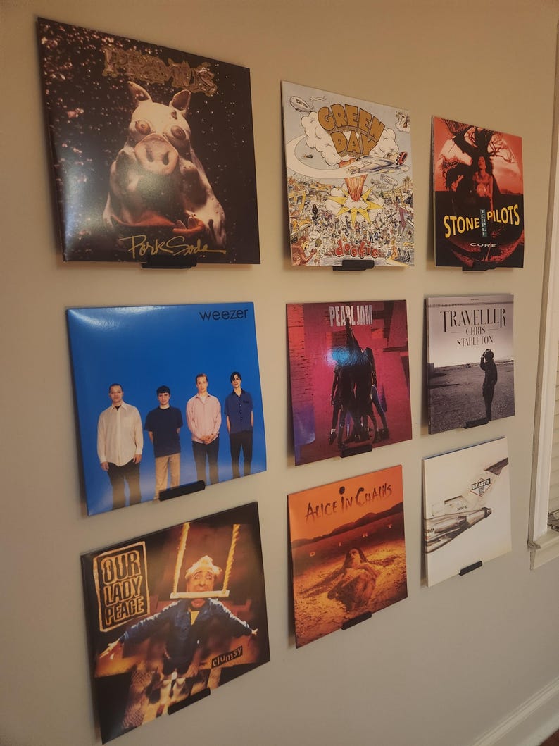 Floating Vinyl Record Shelf / Album Wall Mount - Etsy