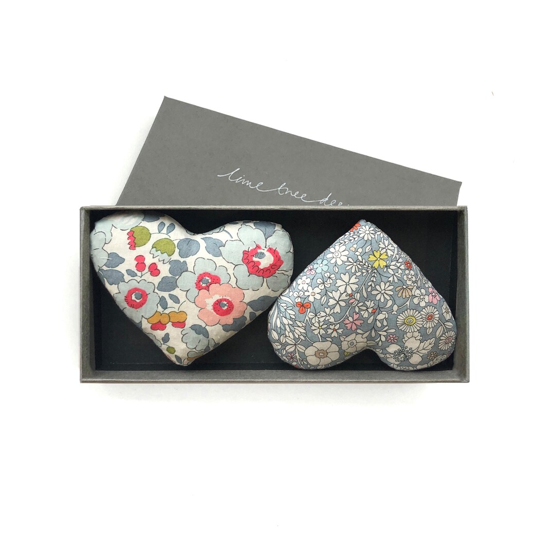Love Heart Box of 2 Lavender Heart Drawer Scenters, Handmade With ...