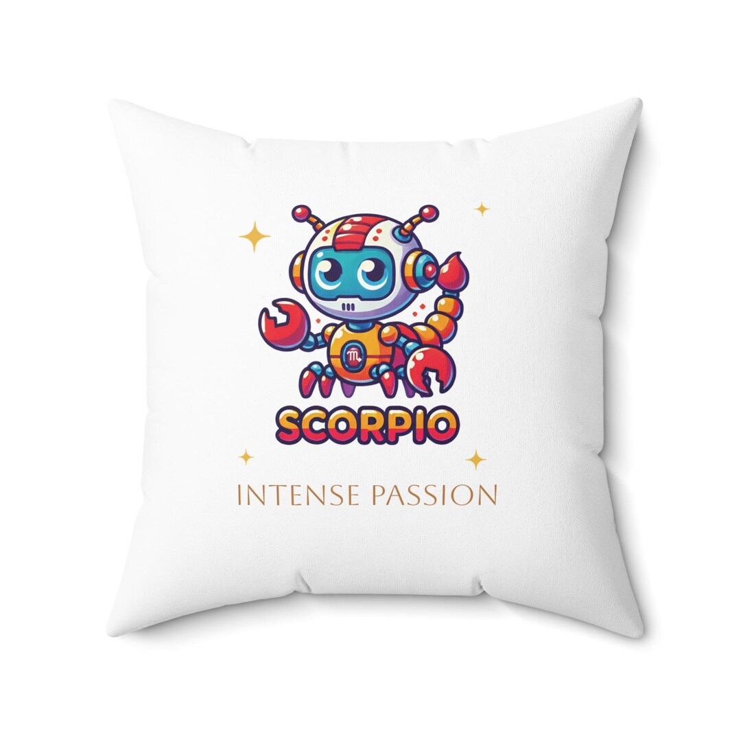 SCORPIO ROBOT 'intense Passion' Pillow - Etsy