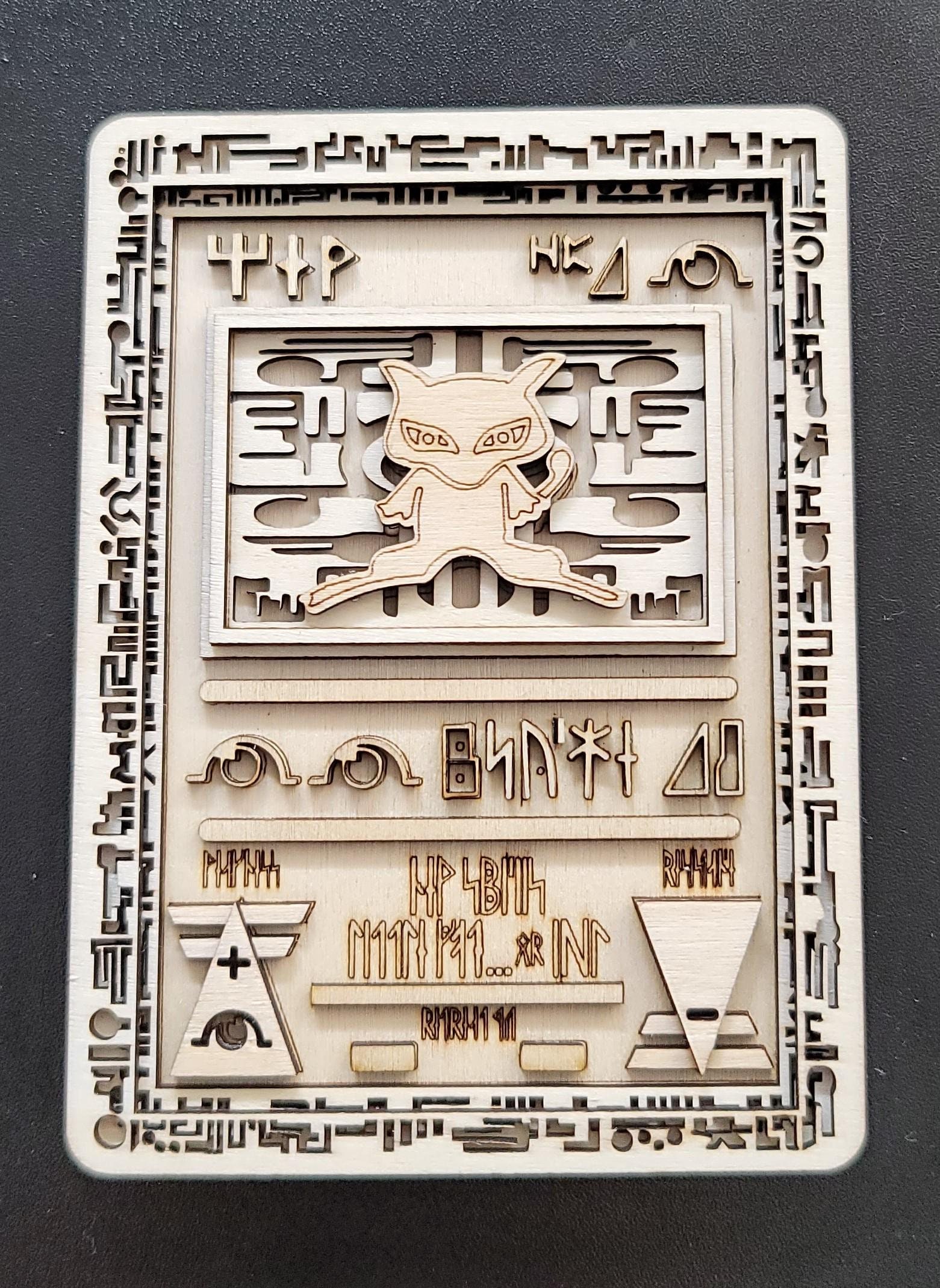 Ancient Mew Pokemon Card Shadow Box (vector SVG AI DXF Laser Cutter ...