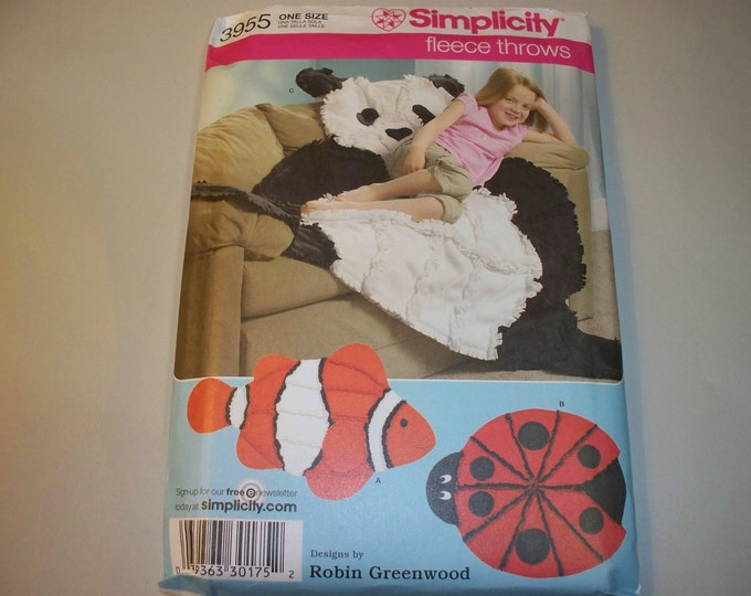 New Simplicity Childs' Rag Quilt Pattern 3955 free US Shipping - Etsy