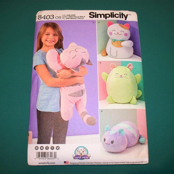 Stuffed Cat Pattern - Etsy