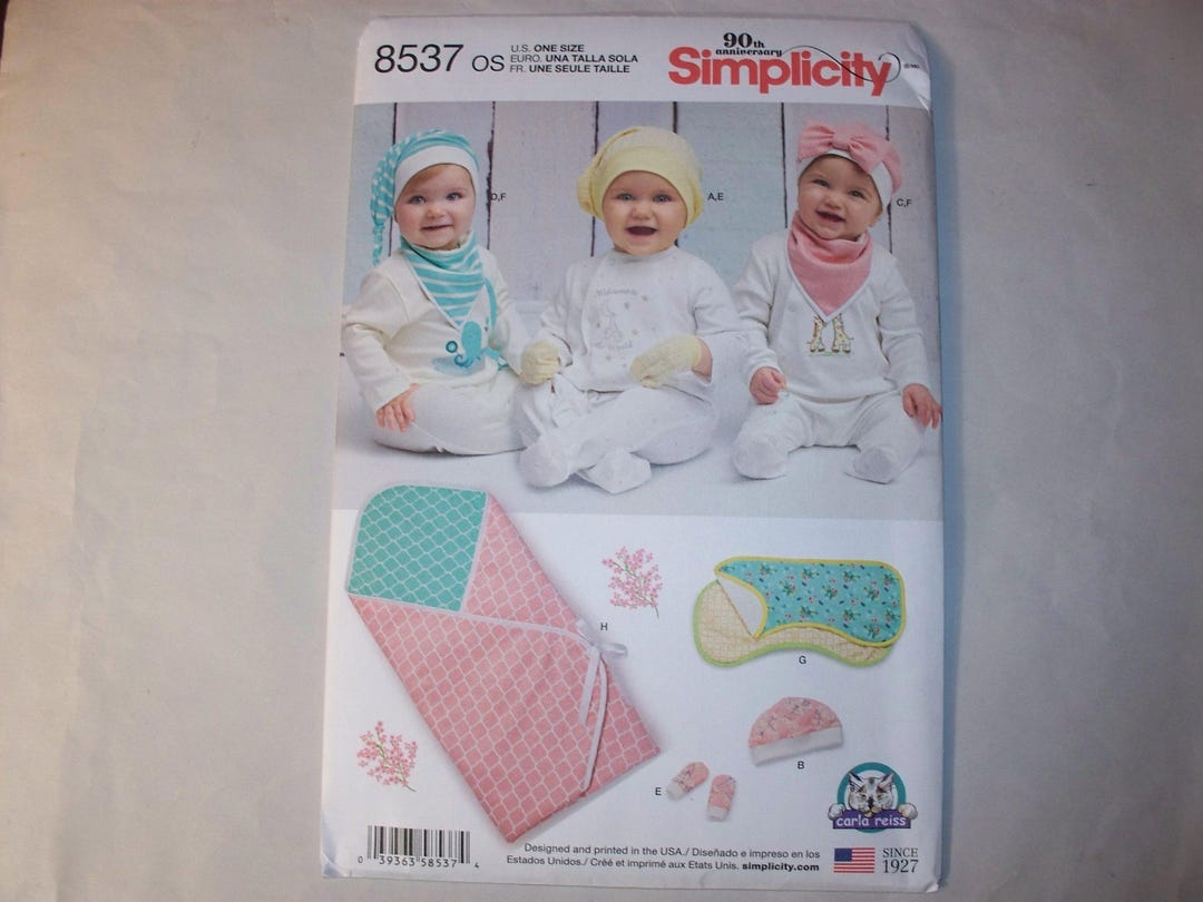 New Pattern, Simplicity Pattern, Baby Accessories Pattern, Baby Hat ...
