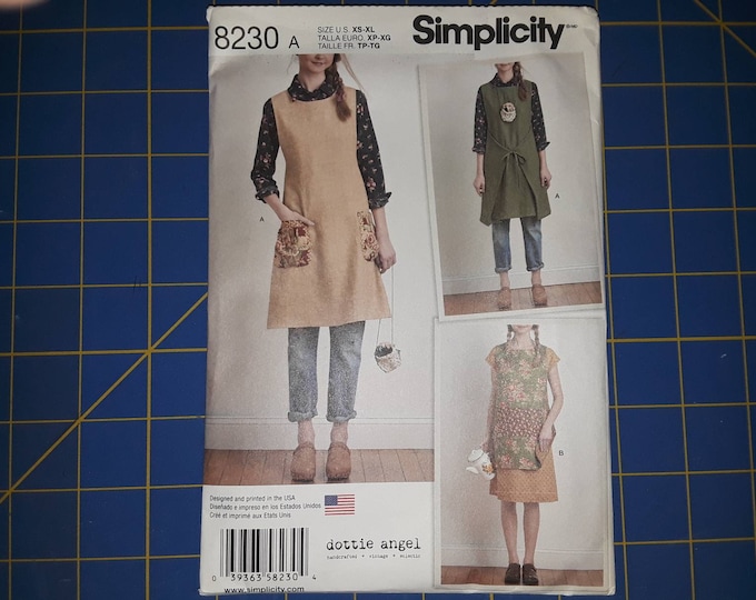 Simplicity S9312 Sewing Pattern Misses Wraparound Apron Sz XS-XL Uncut ...