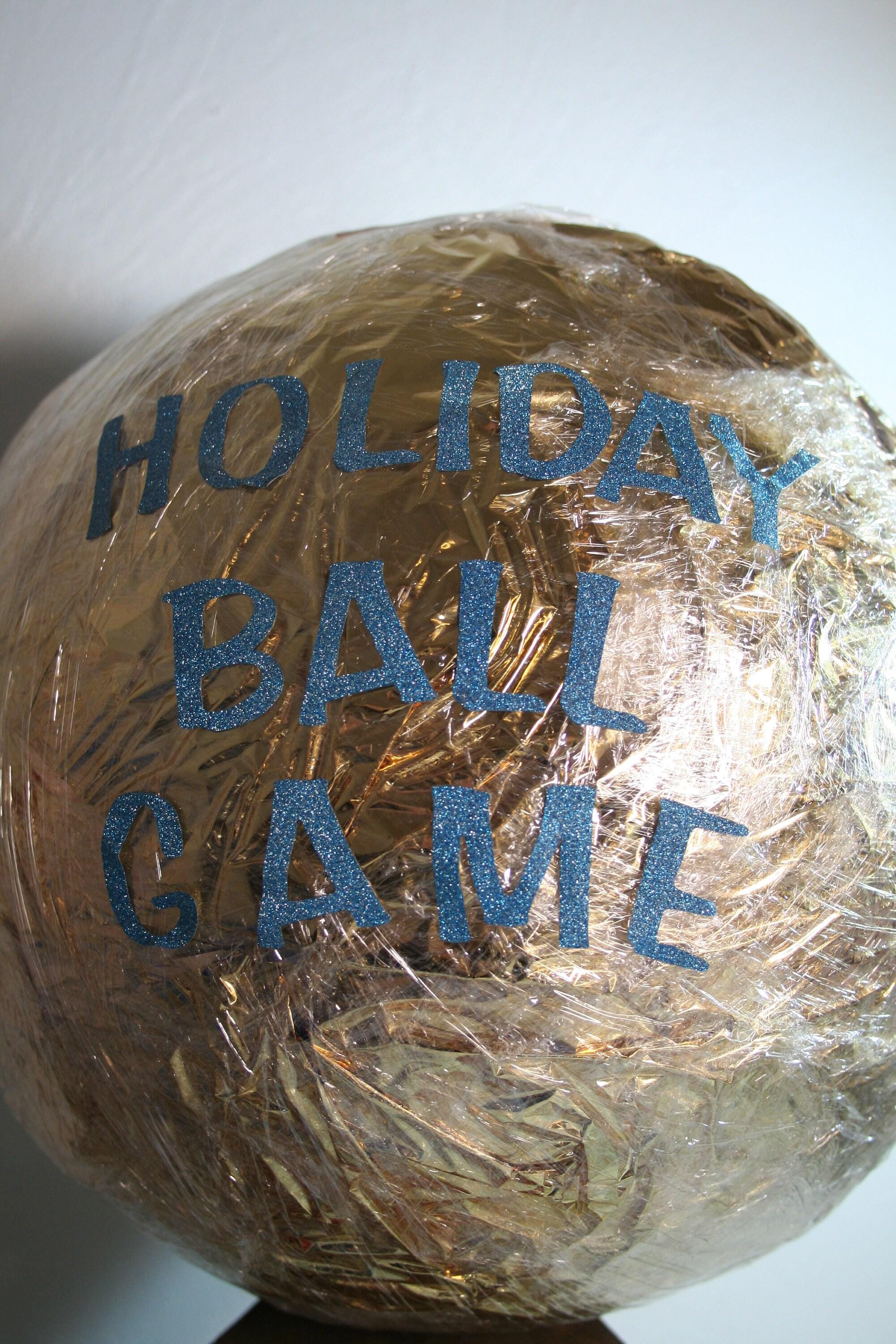 The HOLIDAY Saran Wrap Ball Game is for ALL Occasions Including: Family ...
