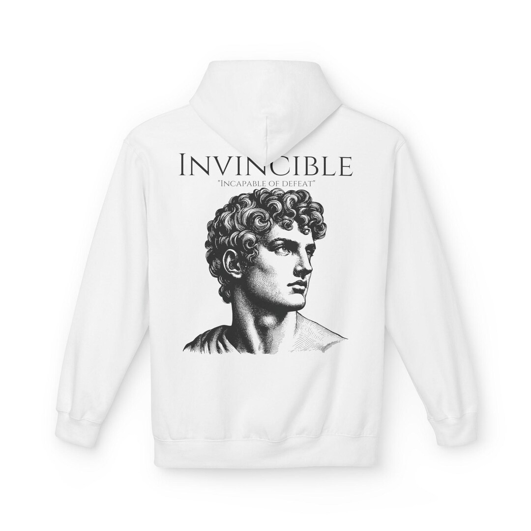 Roman Male Invincible Aesthetic Unisex Cozy Hoodie - Etsy