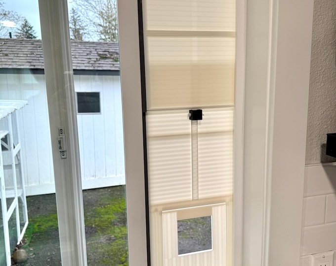 Vertical Cat Door for Sliding Window - Resizable, Fits 16-36 Inch ...