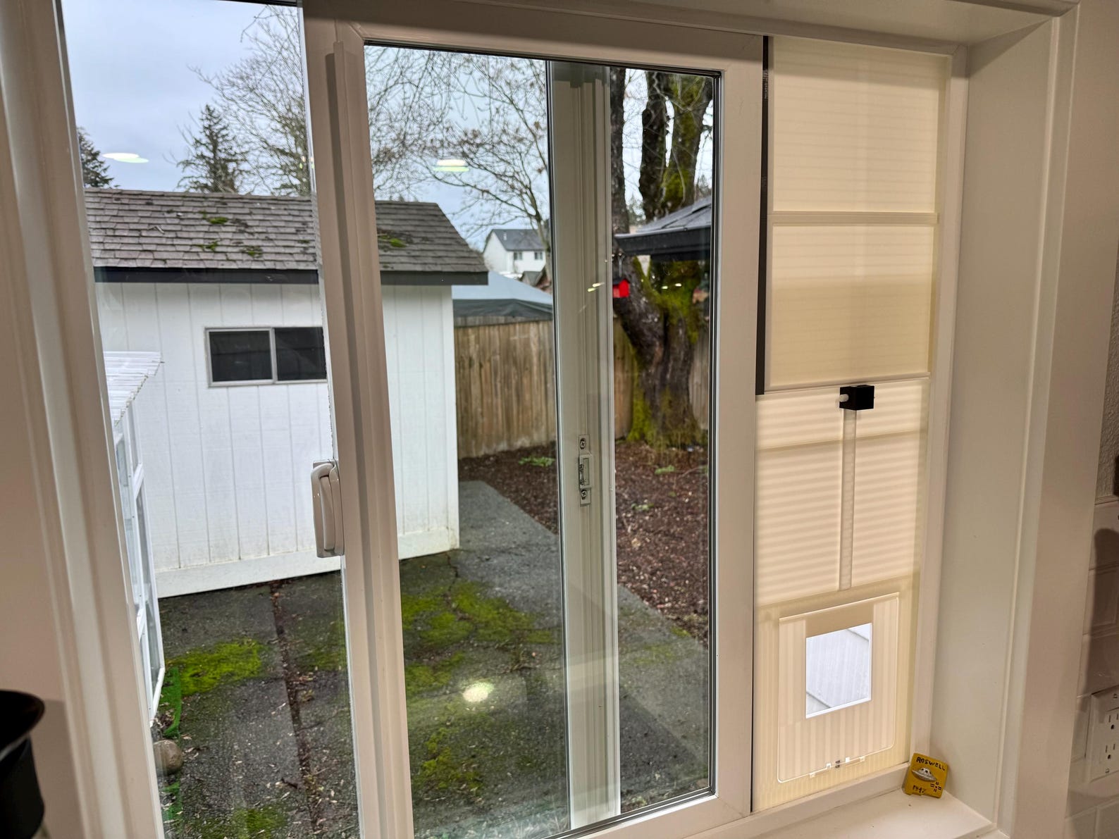 Vertical Cat Door for Sliding Window - Resizable, Fits 16-36 Inch ...