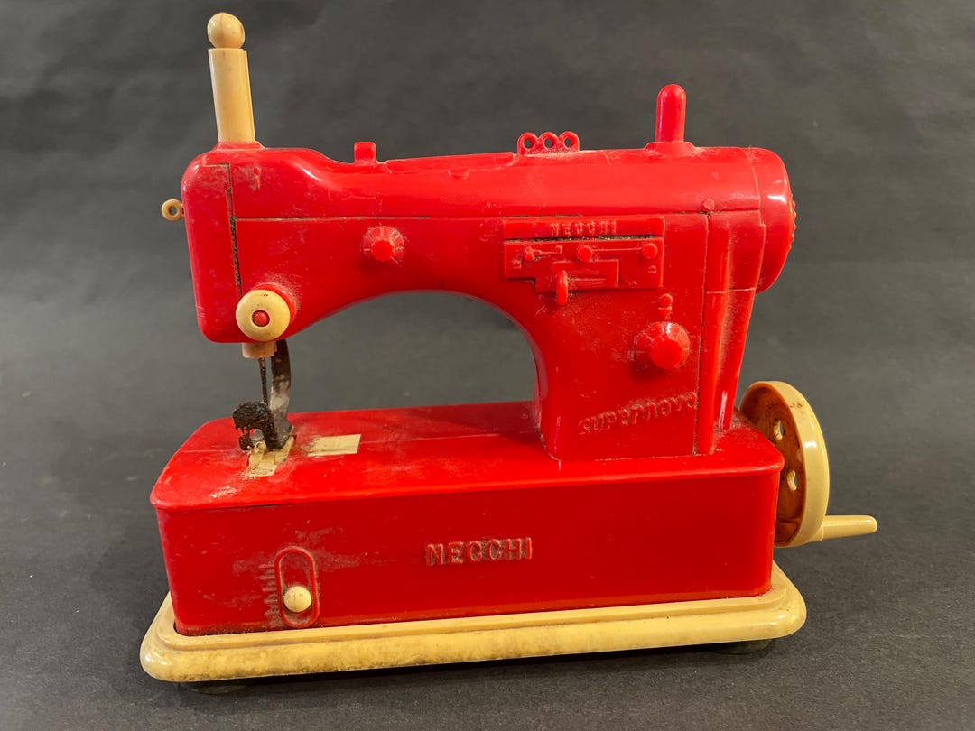 Necchi Supernova Toy Sewing Machine - Vintage - Etsy