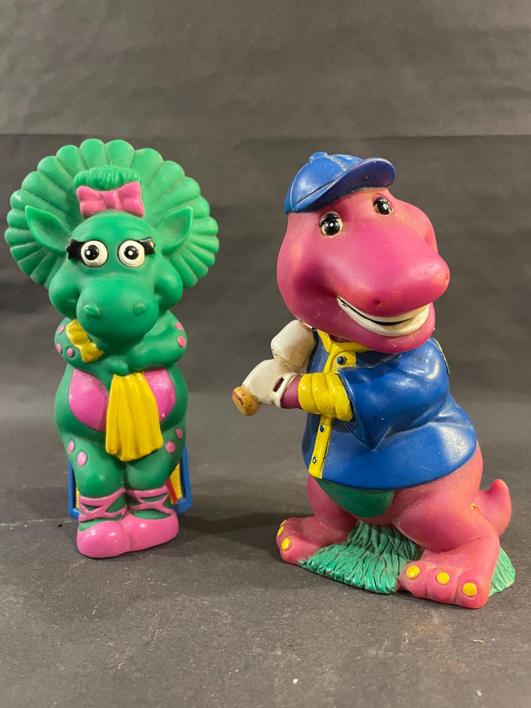 Barney the Dinosaur and Baby Bop Coin Banks - Vintage - Etsy