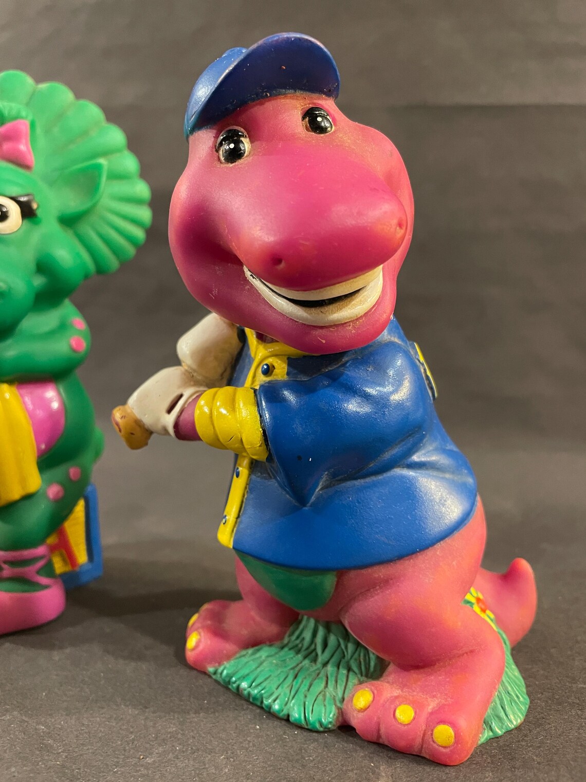 Barney the Dinosaur and Baby Bop Coin Banks - Vintage - Etsy