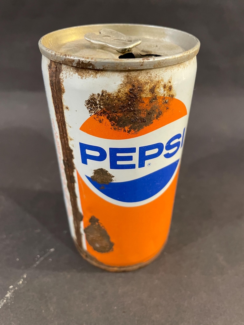 Vintage Pepsi Can - Steel With First Pop Top - Etsy