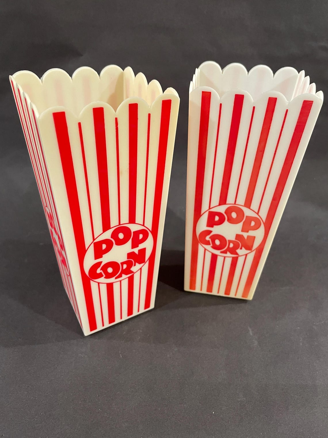 Vintage Plastic Movie Popcorn Containers - Etsy