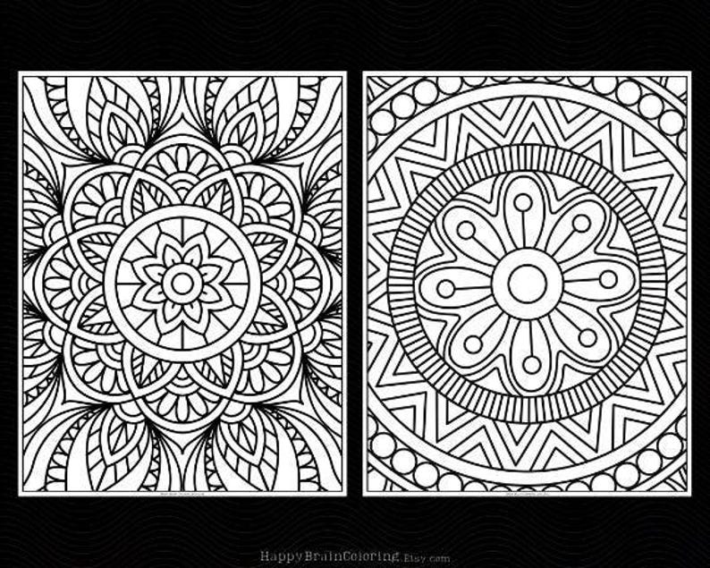 Bold & Beautiful: Coloring Pages | Large Print, Printable | Adult ...