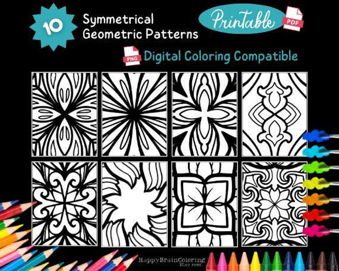 Therapeutic Coloring Pages - Neurodivergence, ADHD, Anxiety Relief (PDF ...