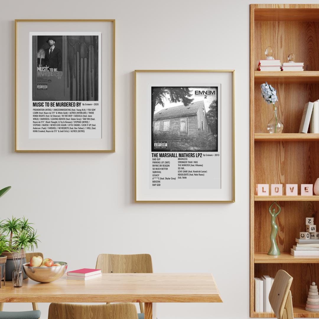 Eminem Album Art Bundle Digital Prints Inspired by Encore MMLP2 Music ...