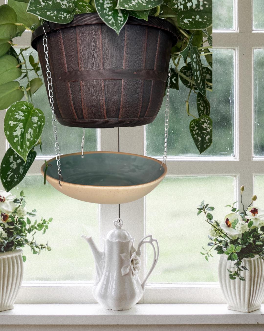 Large Hanging Plant Catch Tray | Plant Mom Must Have | Drip Tray ...