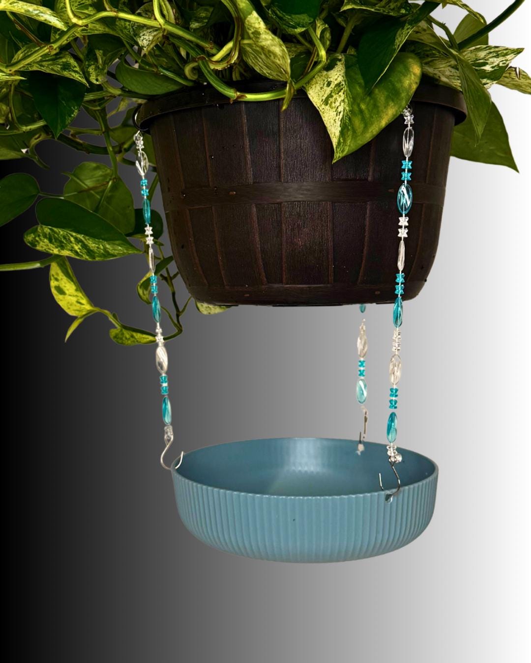 Modern Hanging Houseplant Catch Tray | Best With 8-10 Inch Hanging Pots ...