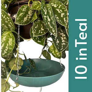 9-10” Hanging Plant Drainage | Eco-friendly Catch Trays With Chain | No ...