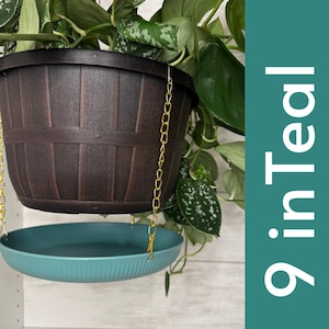 9-10” Hanging Plant Drainage | Eco-friendly Catch Trays With Chain | No ...