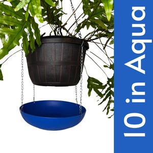 9-10” Hanging Plant Drainage | Eco-friendly Catch Trays With Chain | No ...