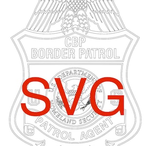 Border Patrol Logo - Etsy