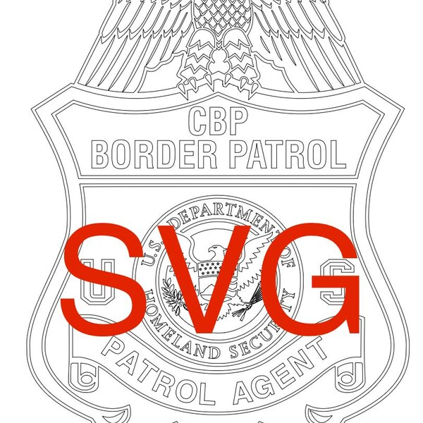 Border Patrol Logo - Etsy