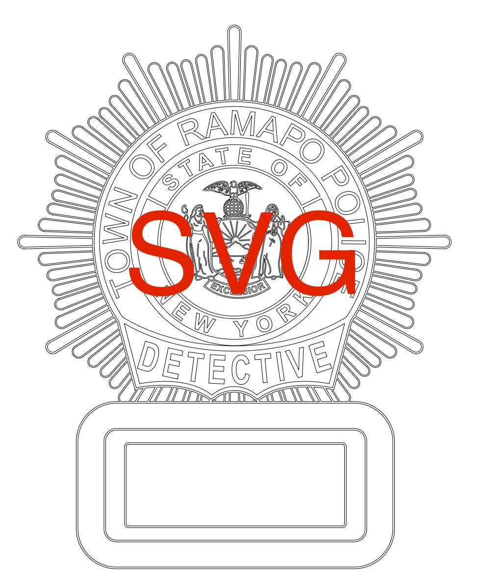 Ramapo Police New York Badge SVG - Etsy