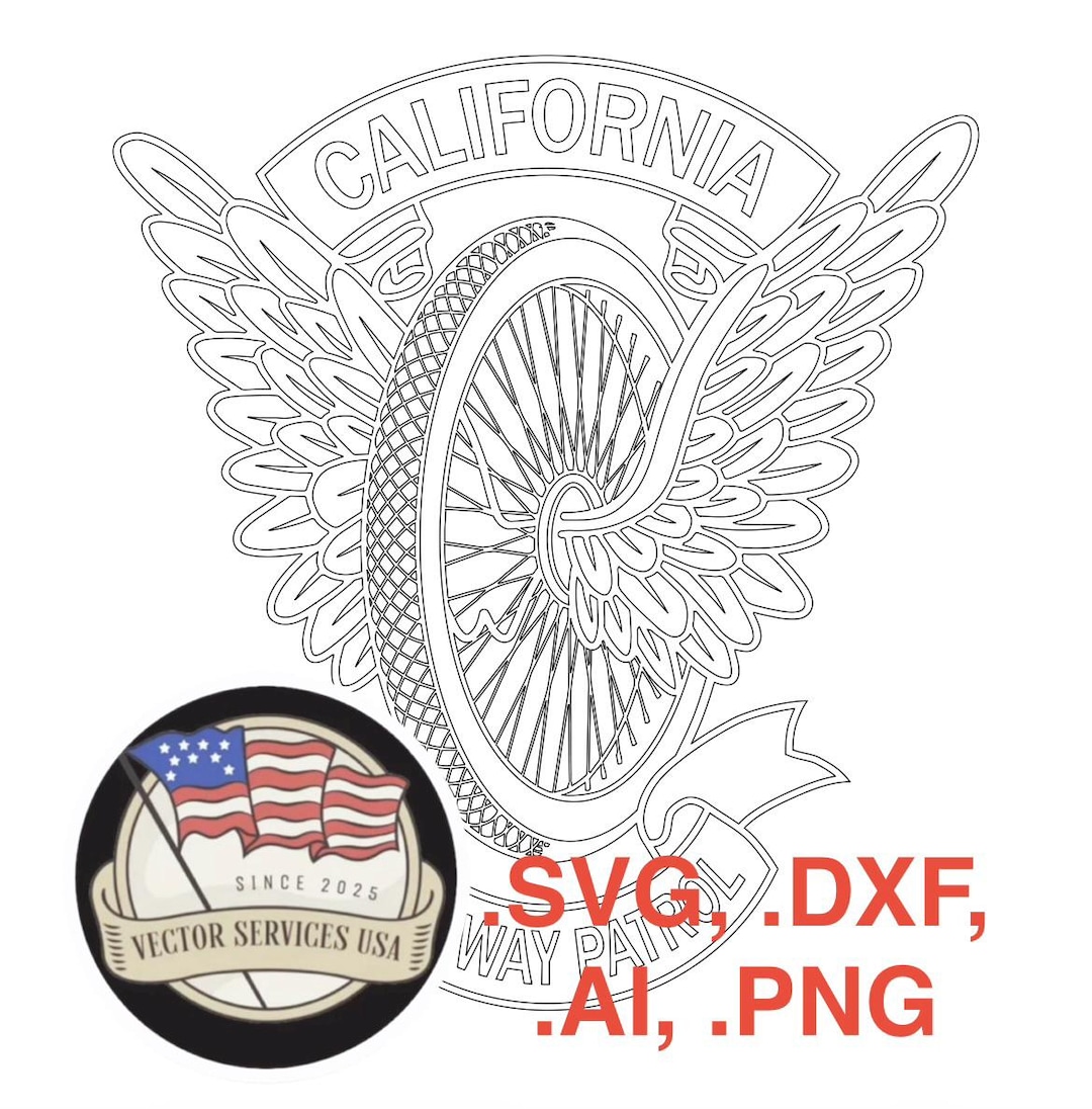 California Highway Patrol SVG - Etsy
