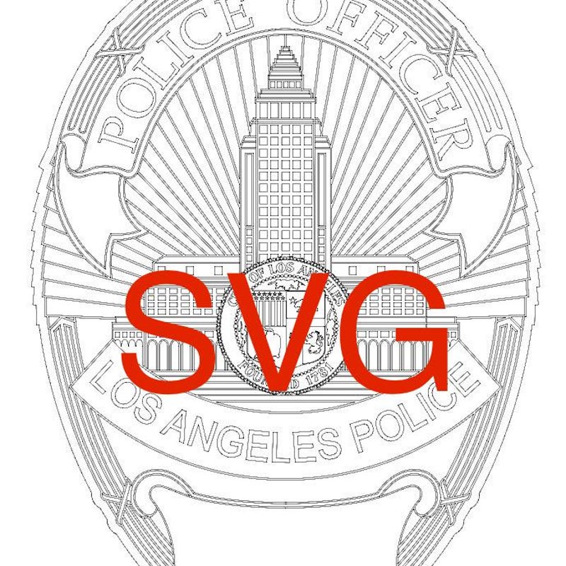 Lapd Badge - Etsy