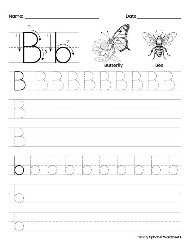 Toddler Preschool Learning Alphabet Worksheets Printable Worksheets ...
