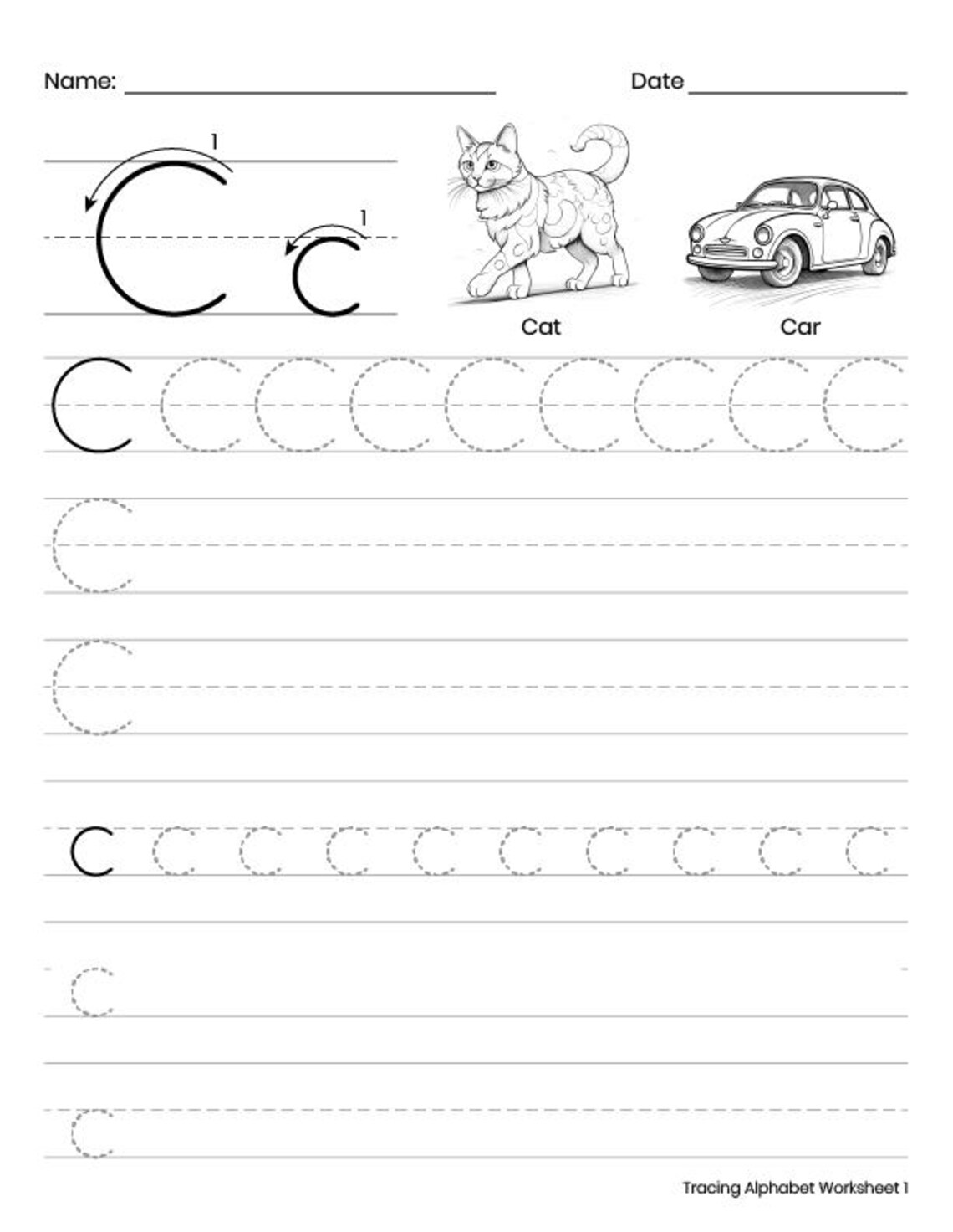 Toddler Preschool Learning Alphabet Worksheets Printable Worksheets ...