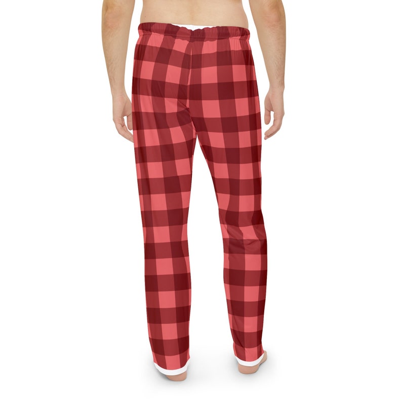 Red Square Men's Pajama Pants Cozy Lounge Wear for Him, Relaxing ...