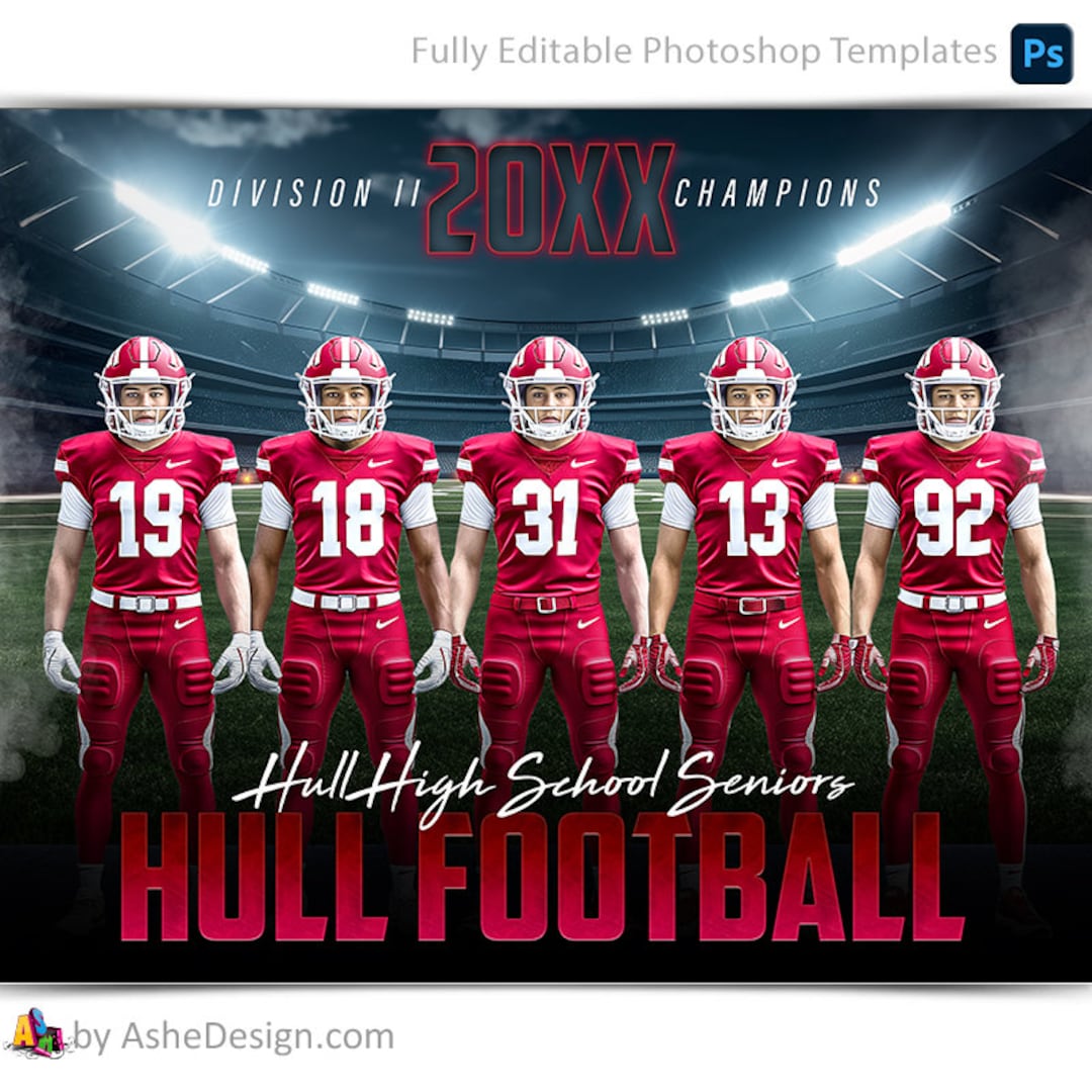 Photoshop Football Poster Templates, PSD Sports Photography-templates ...