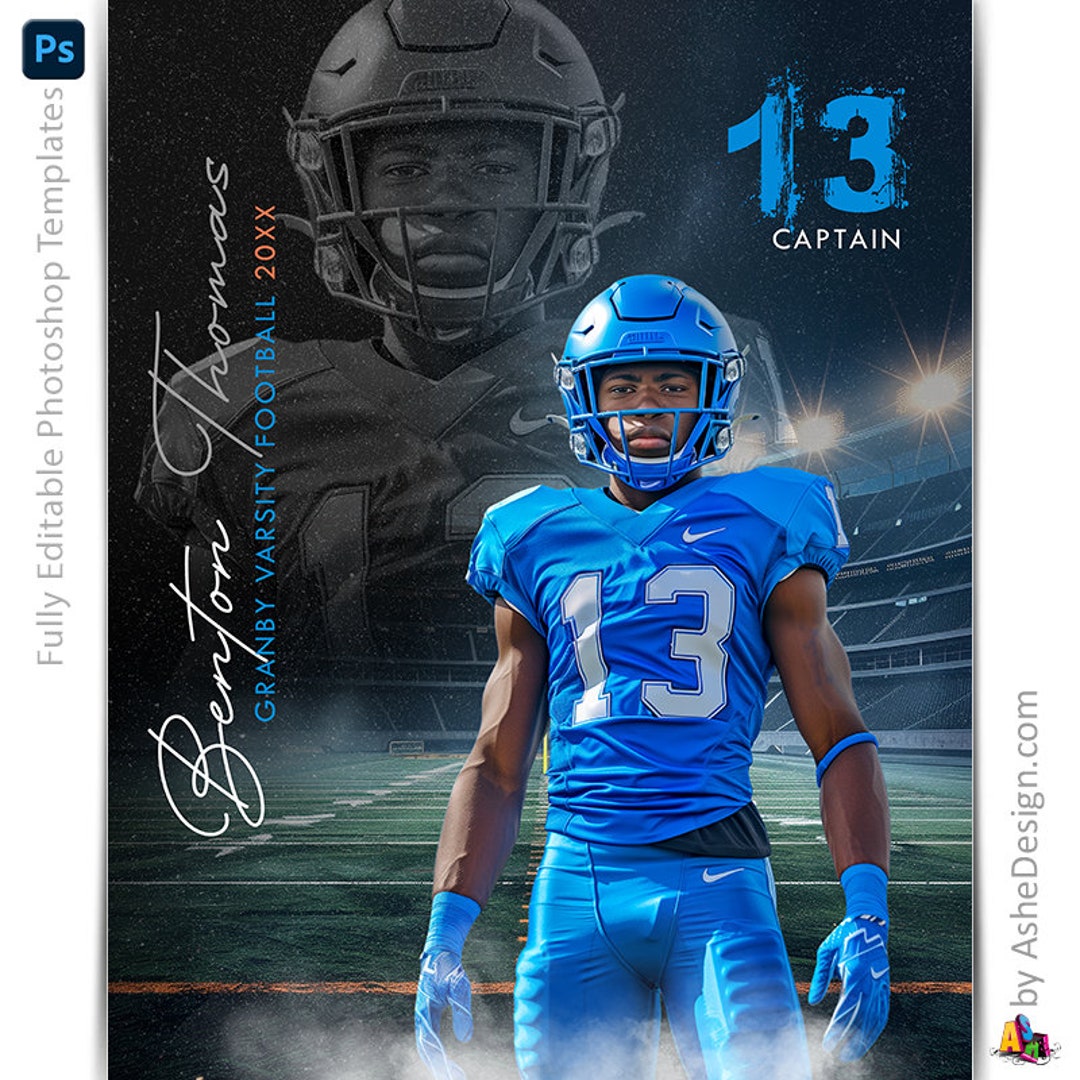 Photoshop Football Poster Templates, PSD Sports Photography-templates ...