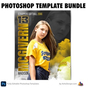 Photoshop Sports Template Bundle Includes 12 Layered PSD Sports Poster ...