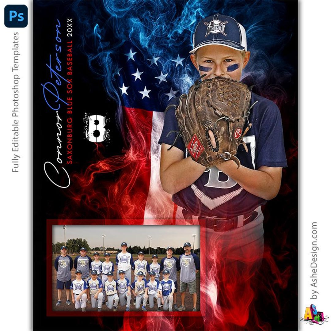 Multi-sport Memory Mates - Photoshop Templates for Sports Teams and ...