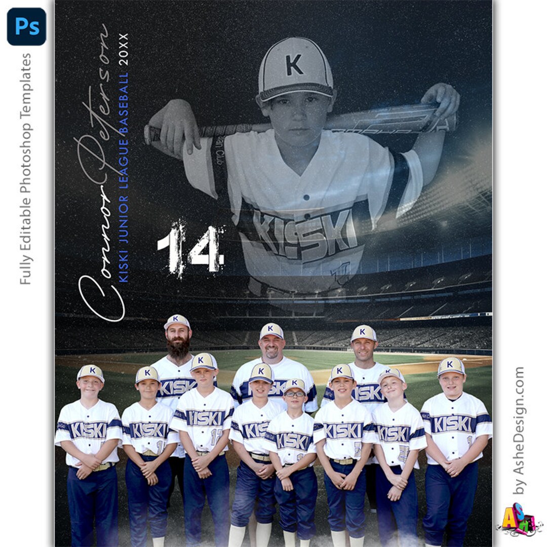 Baseball Memory Mates - Photoshop Templates for Sports Teams and ...