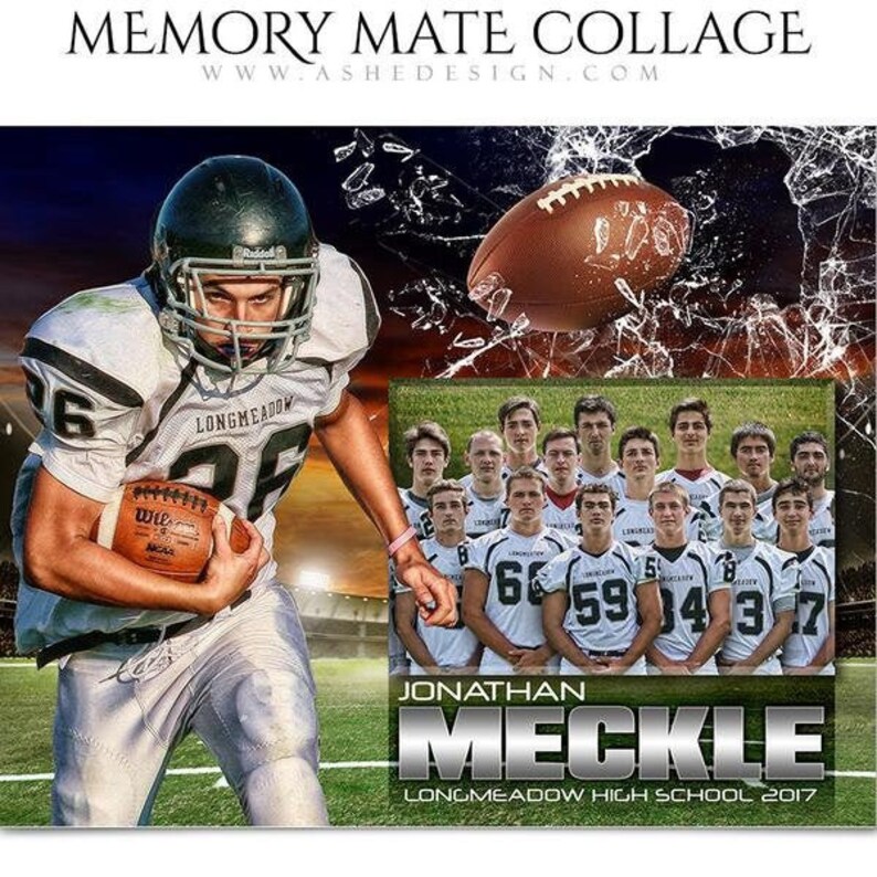 Football Memory Mates Photoshop Templates for Sports Teams - Etsy