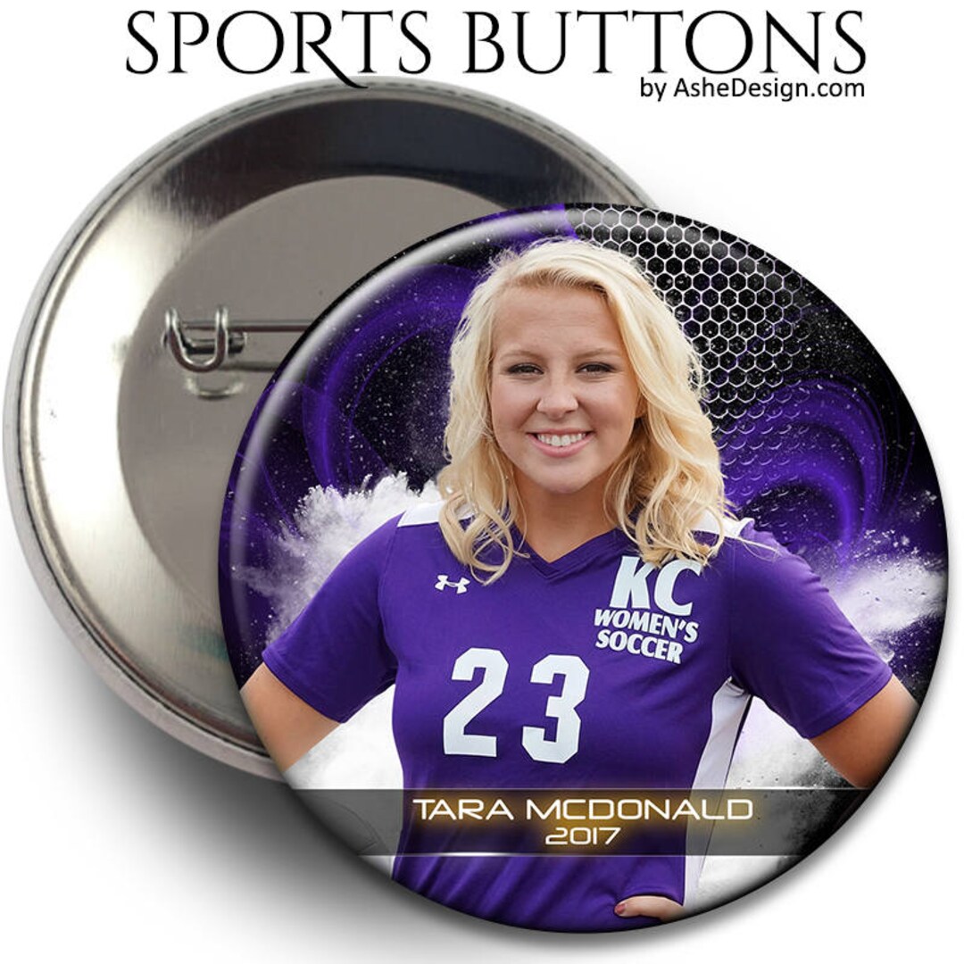 SPORTS BUTTONS Screen Play 3 Digital Photoshop Templates in 3, 3.5 & 4 ...