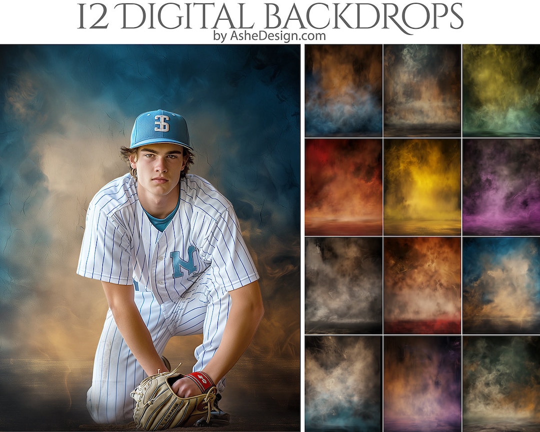 12 Smokey Studio Grunge Digital Photography Backdrops, Photoshop ...
