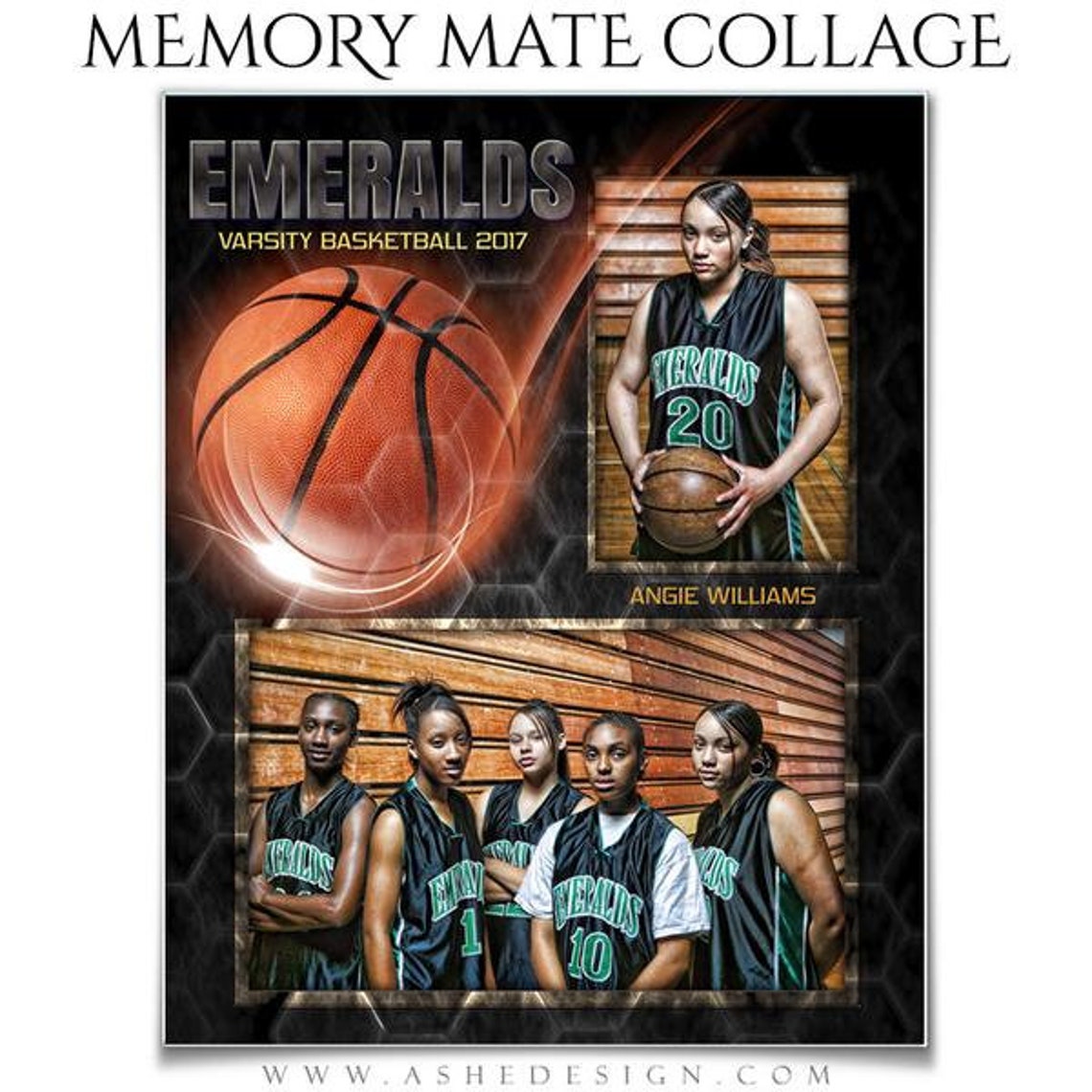 Basketball Memory Mates Photoshop Templates for Sports Teams | Etsy