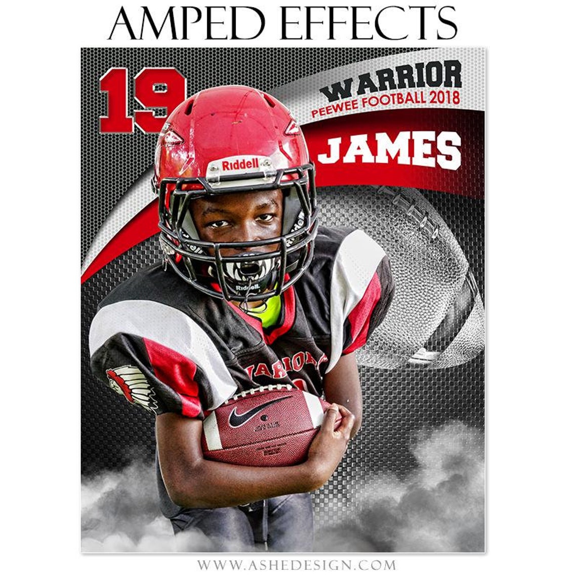 Photoshop Football Poster Template Digital Sports Background - Etsy